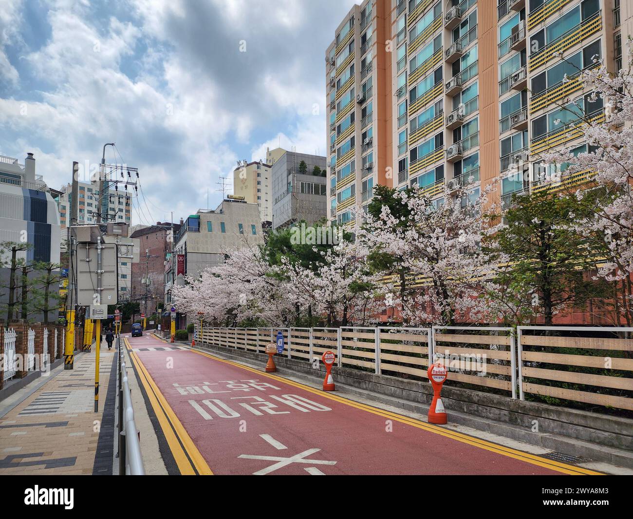 Gangnam-gu, Seoul, South Korea - A peaceful view of a residential ...