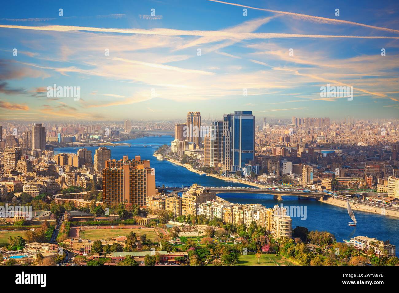 Cairo downtown from above hi-res stock photography and images - Alamy