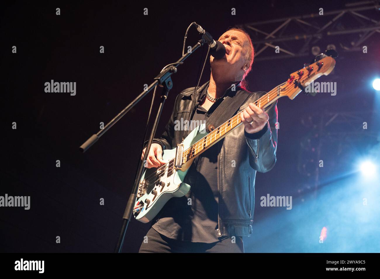 April 03, 2024: Mr. Big bassist Billy Sheehan plays a concert in Milan, Italy Stock Photo - Alamy