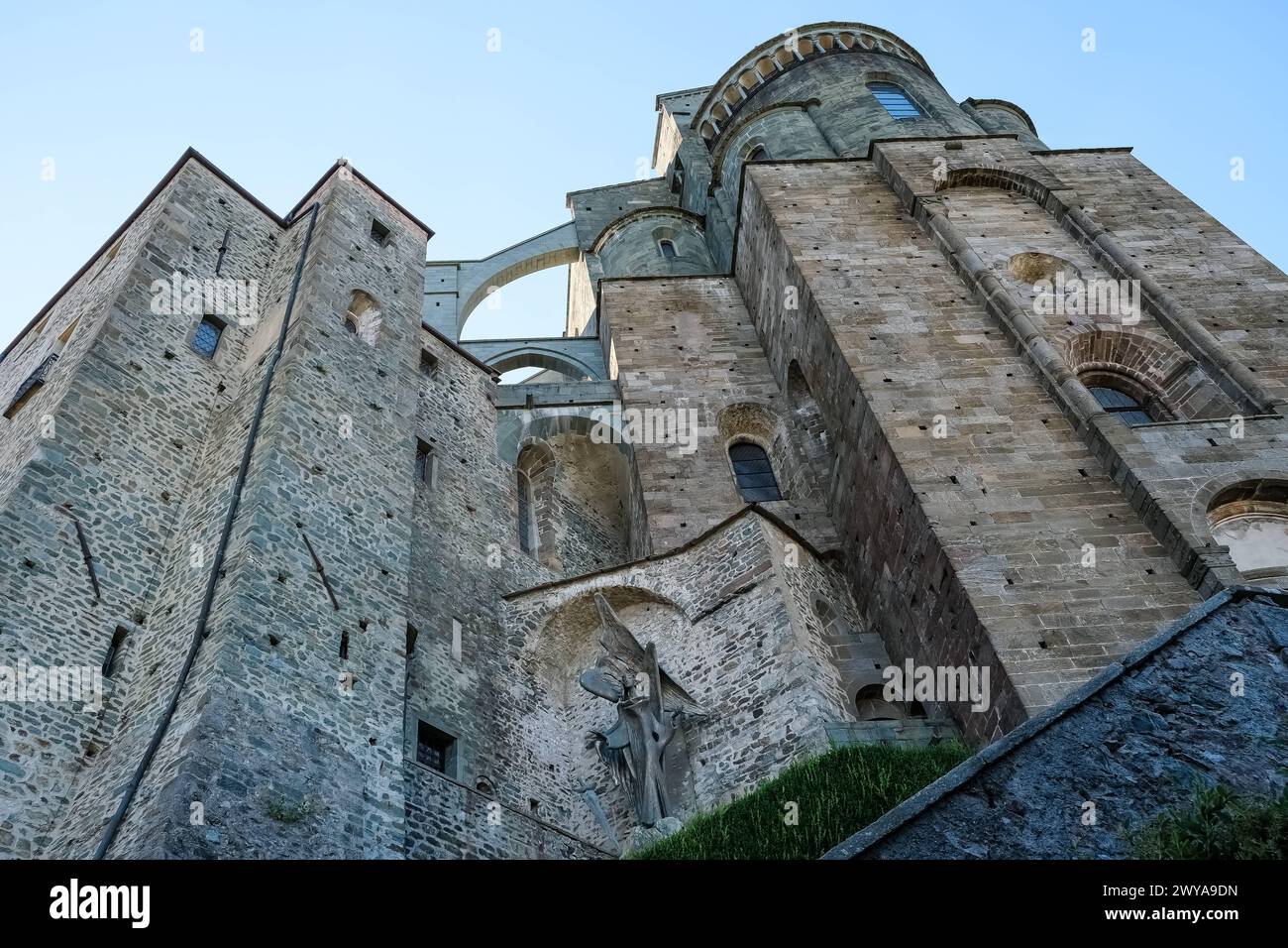 Sacra di san michele detail hi-res stock photography and images - Alamy