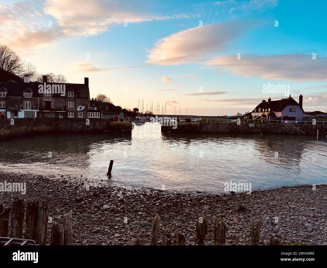 Porlock weir harbour hotel hi-res stock photography and images - Alamy