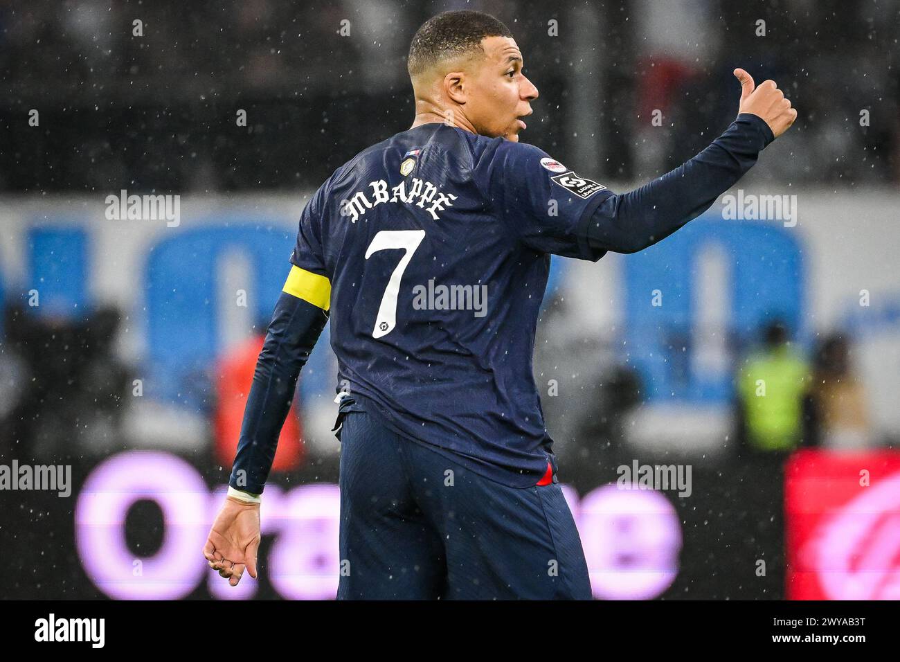 Kylian MBAPPE of PSG during the French championship Ligue 1 football ...