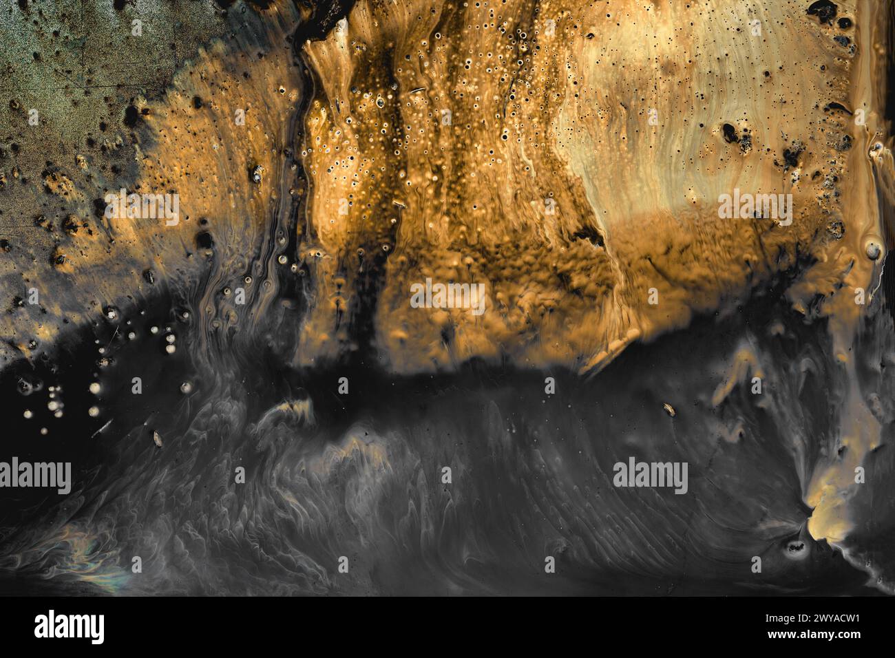 Dirty oil abstract and environmental concept Stock Photo - Alamy