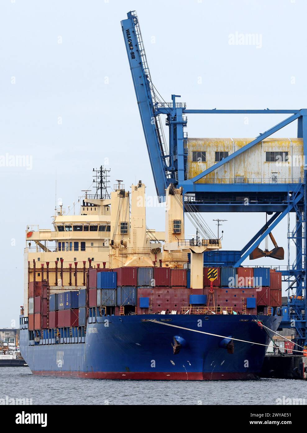 05 April 2024, Mecklenburg-Western Pomerania, Rostock: The detained ...