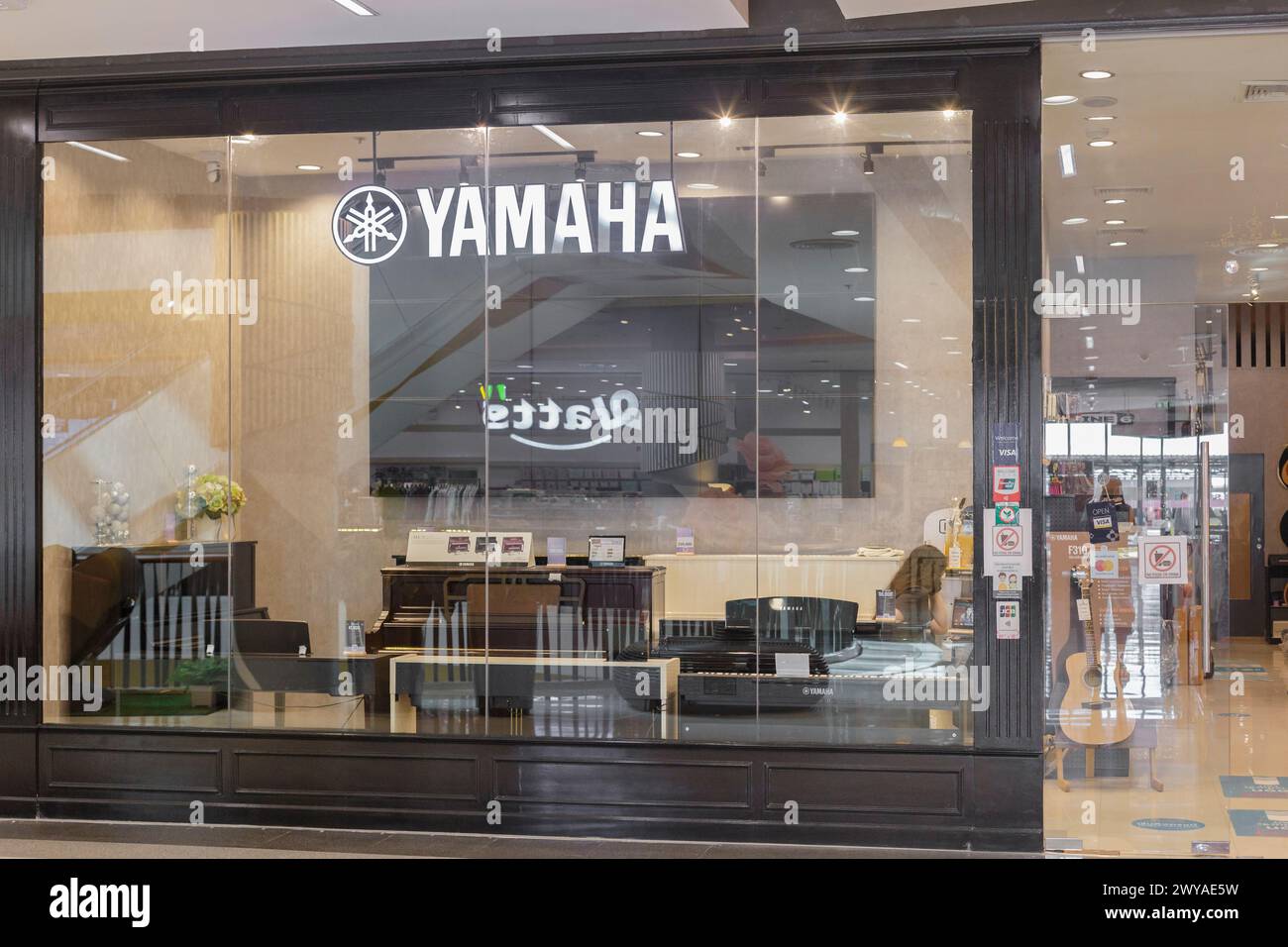 Yamaha shop at Central shopping mall Stock Photo - Alamy