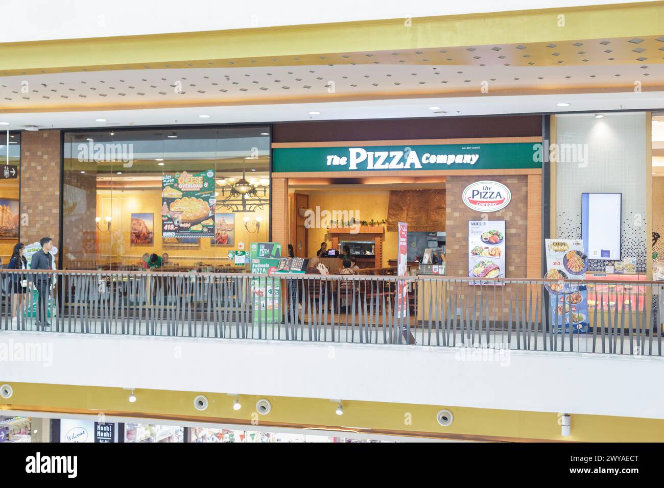 The pizza company restaurant at Central shopping mall Stock Photo - Alamy