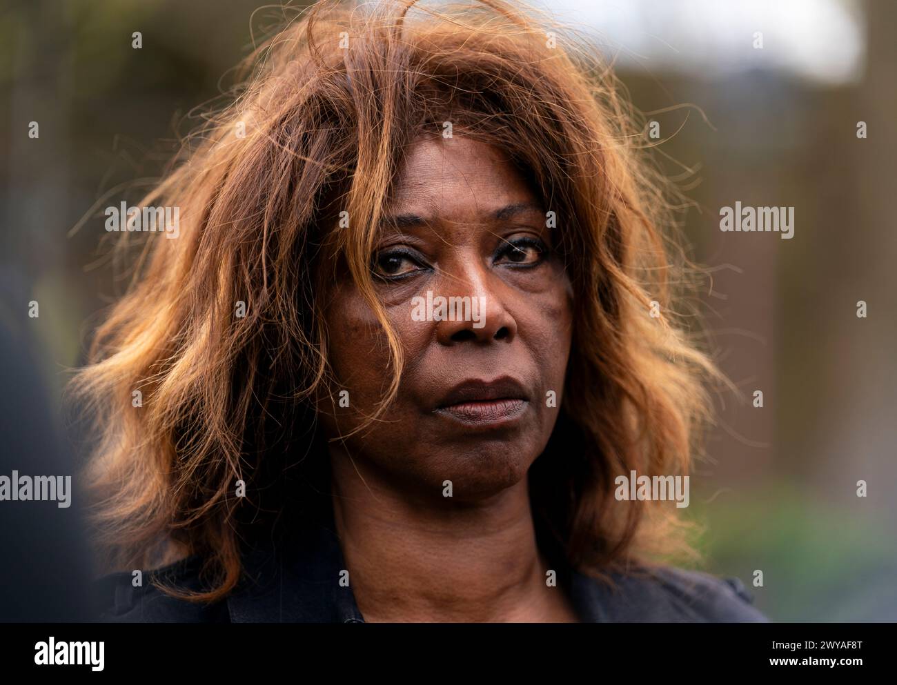 Valerie Brown outside Isleworth Crown Court, where Mike Lynch-White, Dr ...