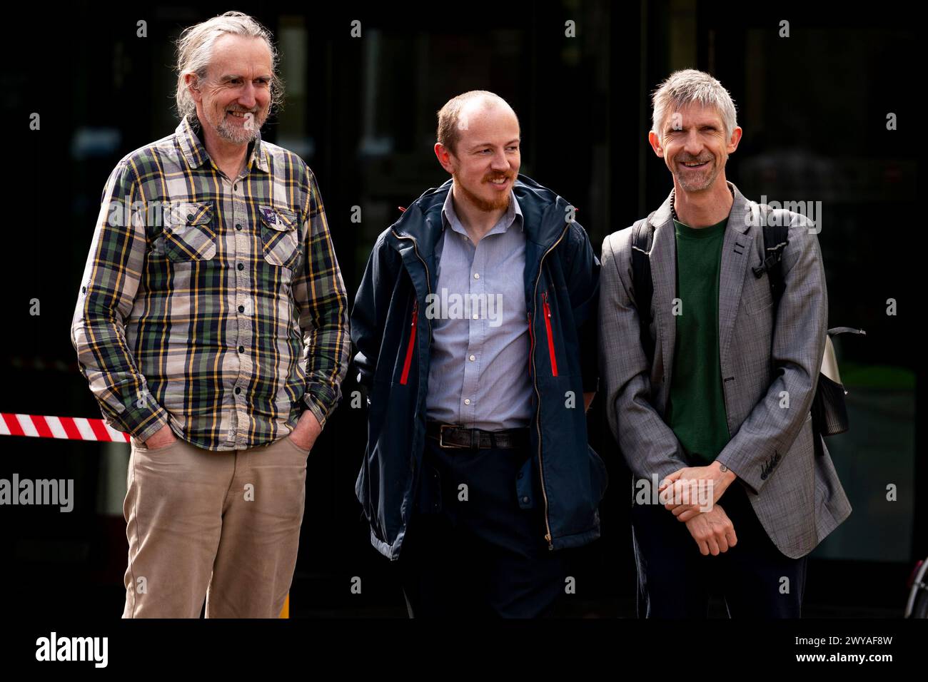 (left to right) mike lynch white, dr larch maxey, extinction rebellion ...