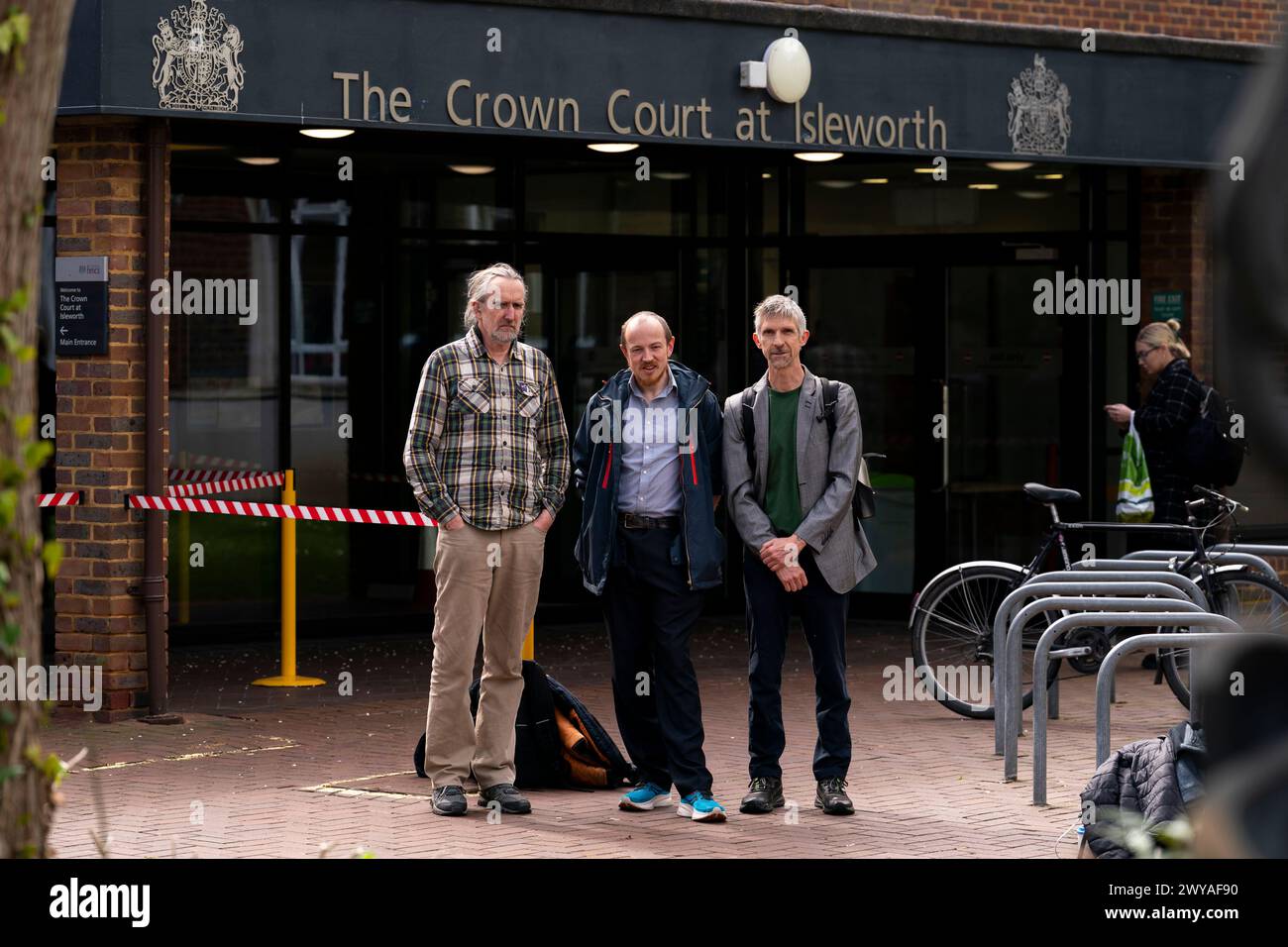 (left to right) Extinction Rebellion and Just Stop Oil co-founder Roger ...