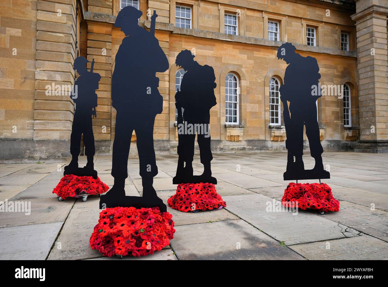 A view of some of the Standing with Giants silhouettes from the For ...