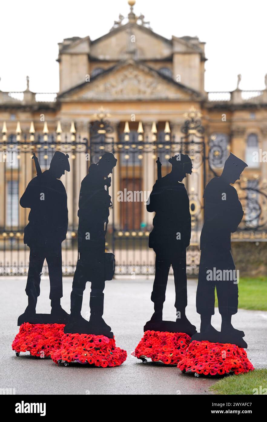 A view of some of the Standing with Giants silhouettes from the For ...