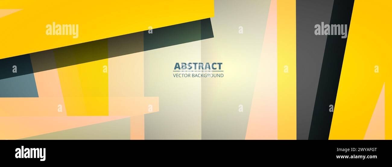 Retro abstract background with colored geometric shapes. Abstract 70s ...