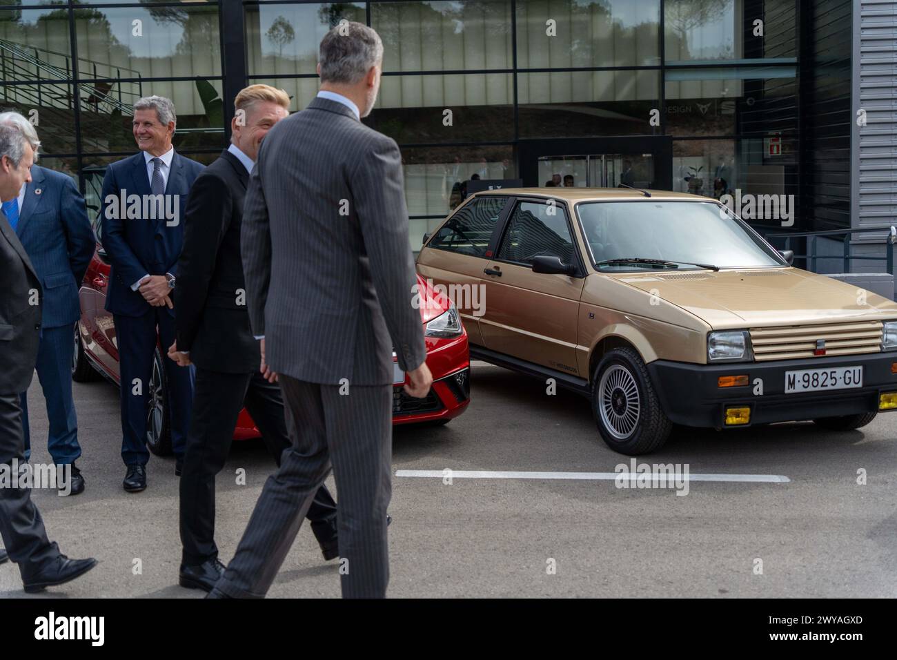The King of Spain, the President of the Generalitat, and the Minister ...