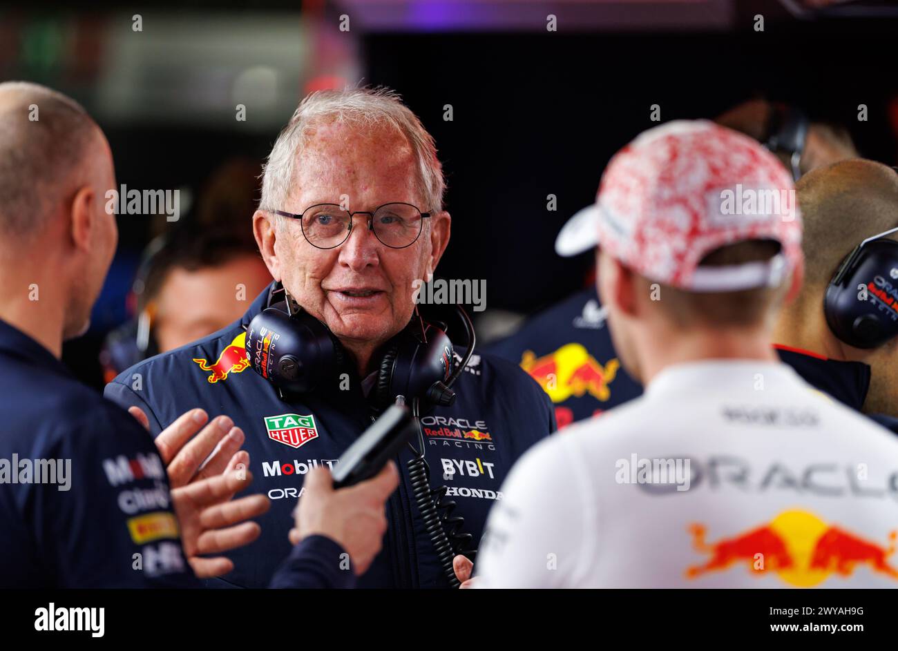 Suzuka Circuit, 5 April 2024: Dr. Helmut Marko, Director of Red Bull F1 ...