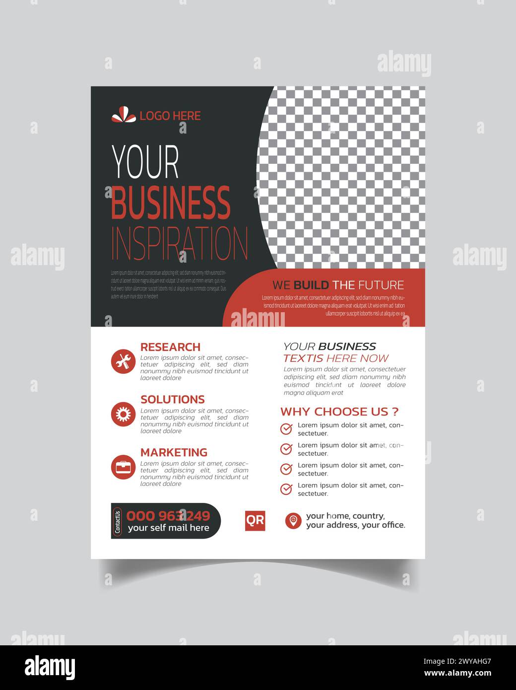 Business Inspiration Flyer and Creative Business Leaflet Design Stock ...