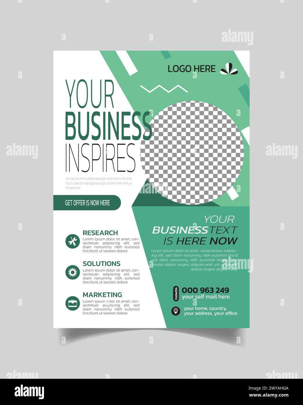 Product launch flyer templates hi-res stock photography and images - Alamy