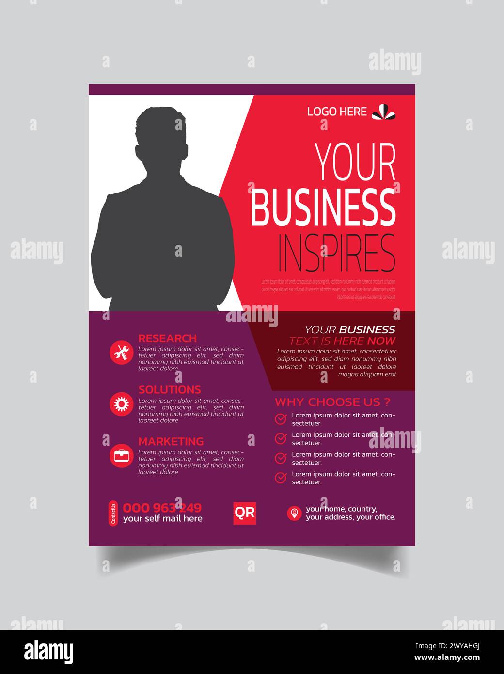 Product launch flyer templates hi-res stock photography and images - Alamy