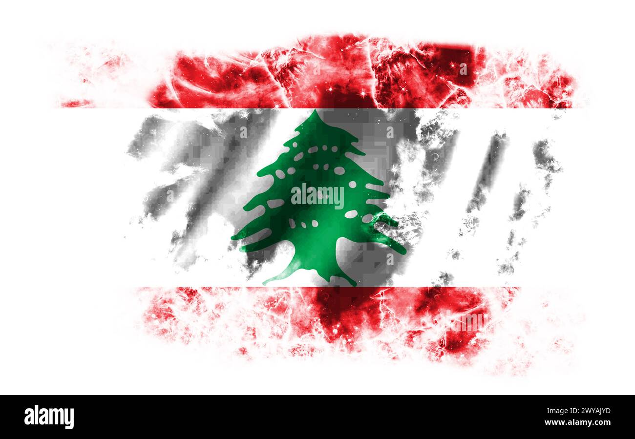 Lebanon grunge flag hi-res stock photography and images - Alamy