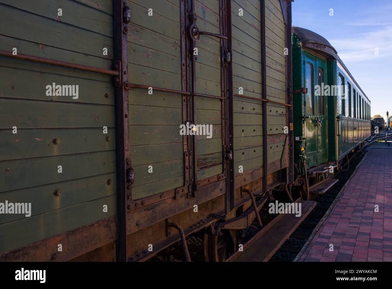 Authentic and beautifully restored railway carriages from the beginning ...