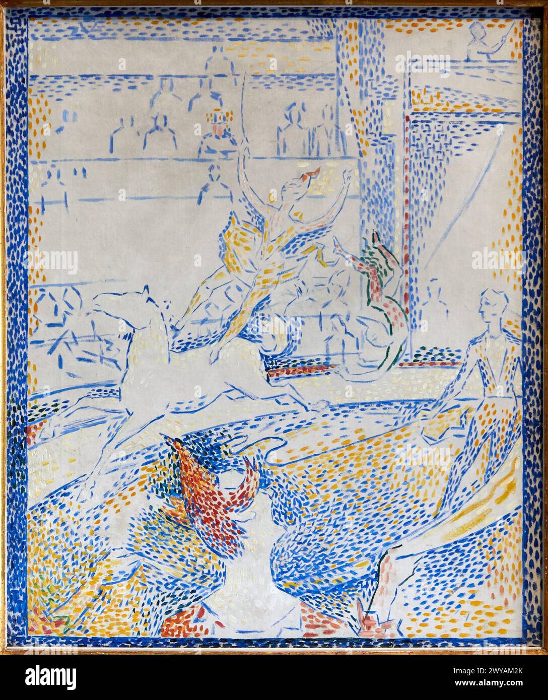 "Cirque, esquisse", 1891, Georges Seurat, Musée d'Orsay, Paris, France ...