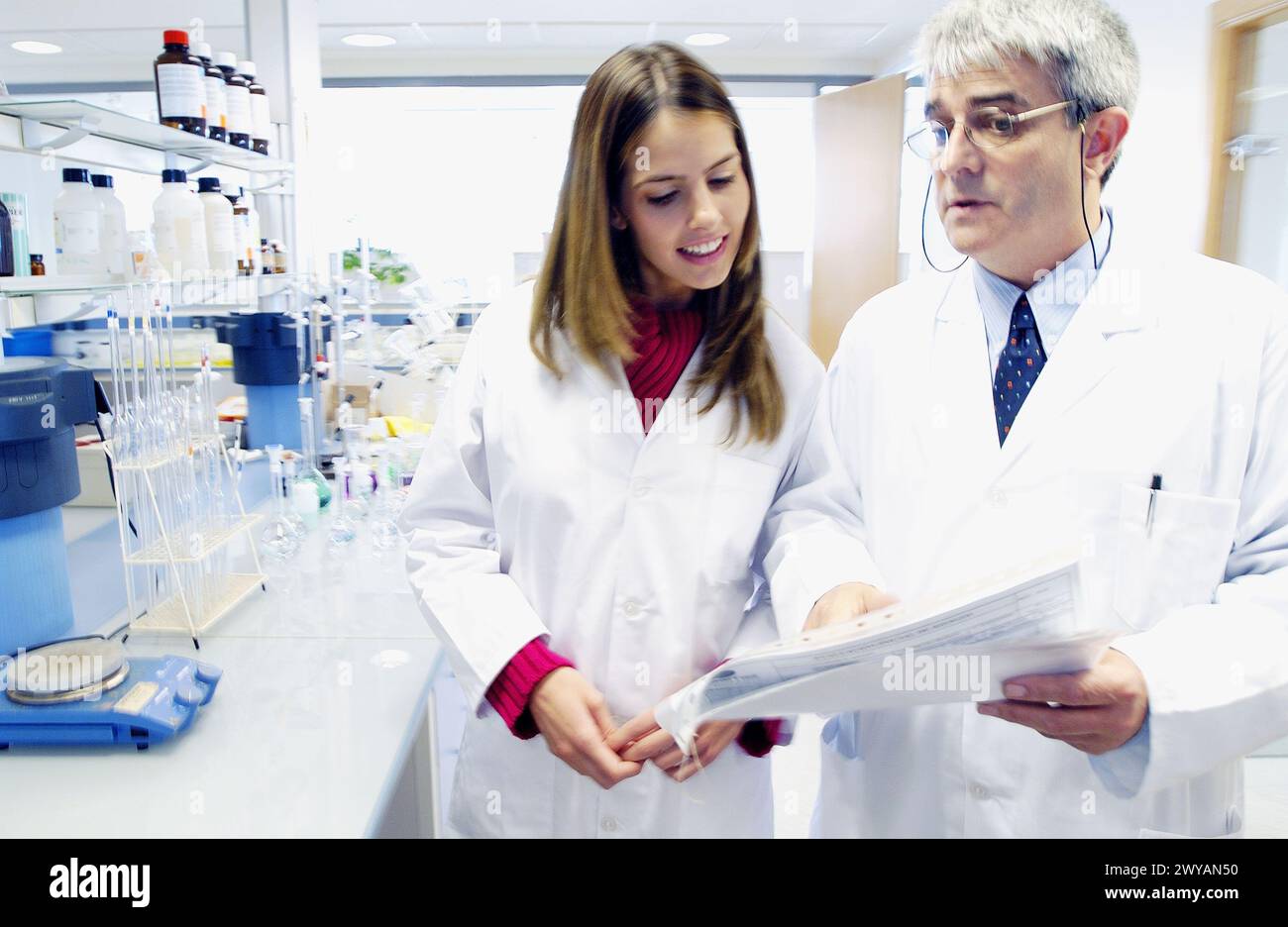 Chemical characterization laboratory Stock Photo - Alamy