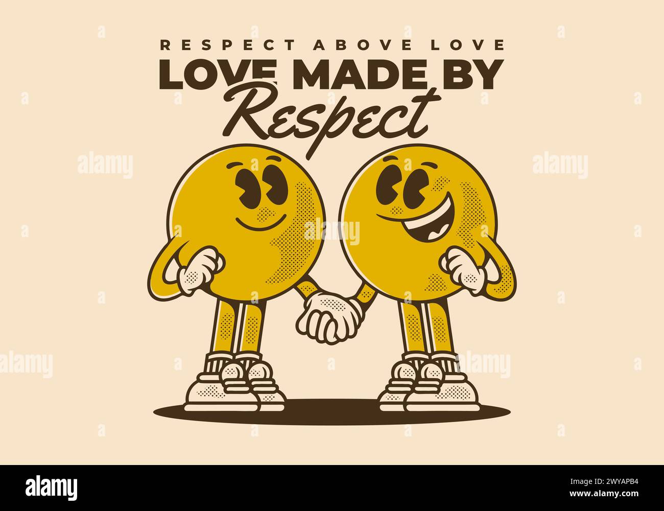 Couple 70s love Stock Vector Images - Alamy
