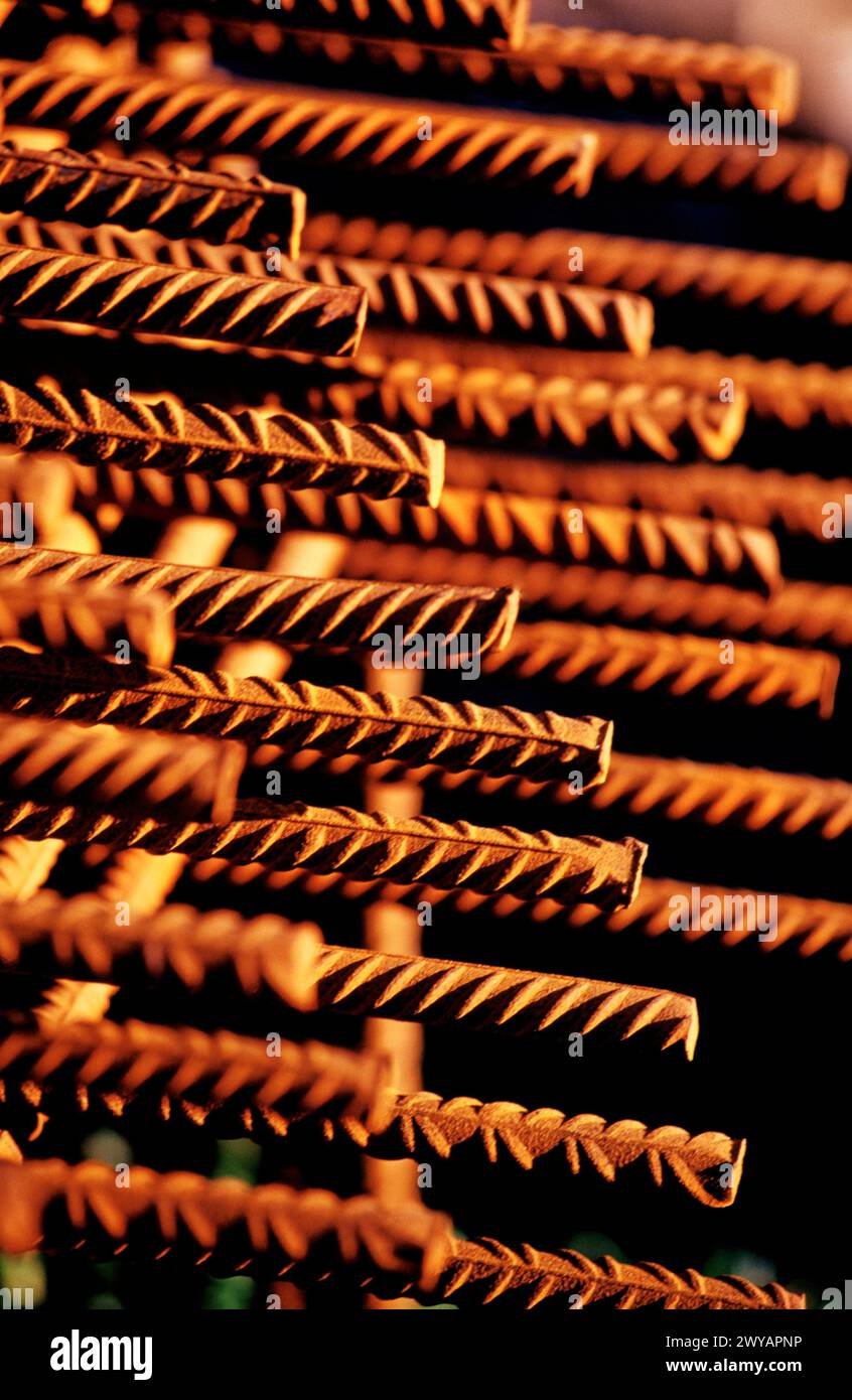 Corrugated rod hi-res stock photography and images - Alamy