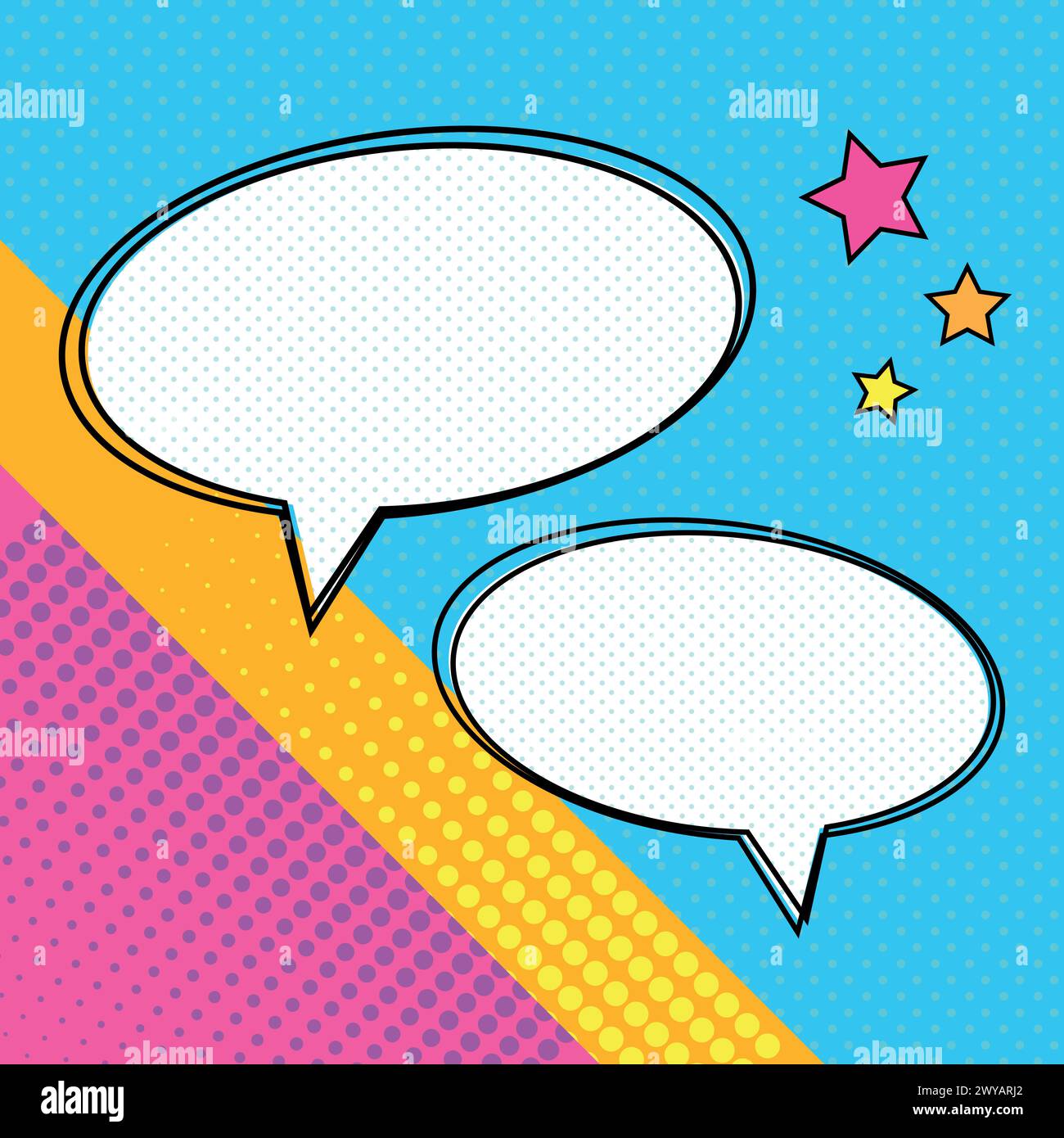 Vintage speech bubbles bubble hi-res stock photography and images - Alamy