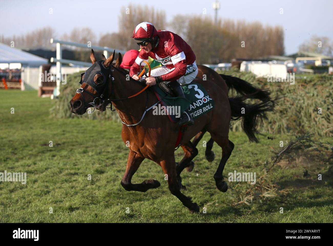 File photo dated 06-04-2019 of Tiger Roll ridden by Jockey Davy Russell ...