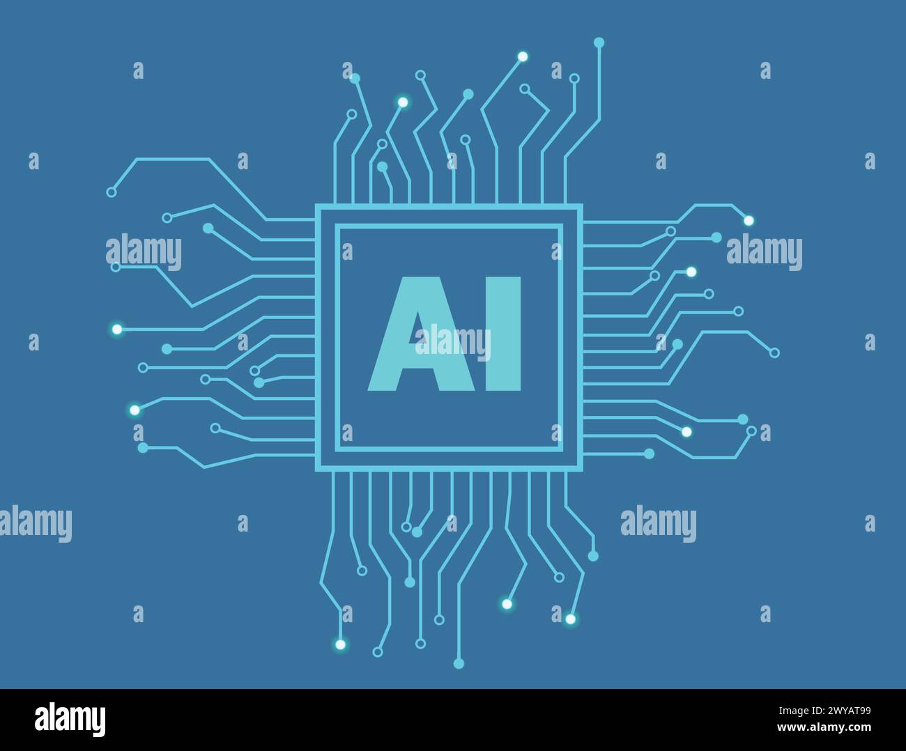AI technology with Path, Artificial Intelligence, AI processor, Ai ... AI technology with Path, Artificial Intelligence, AI processor, Ai ...