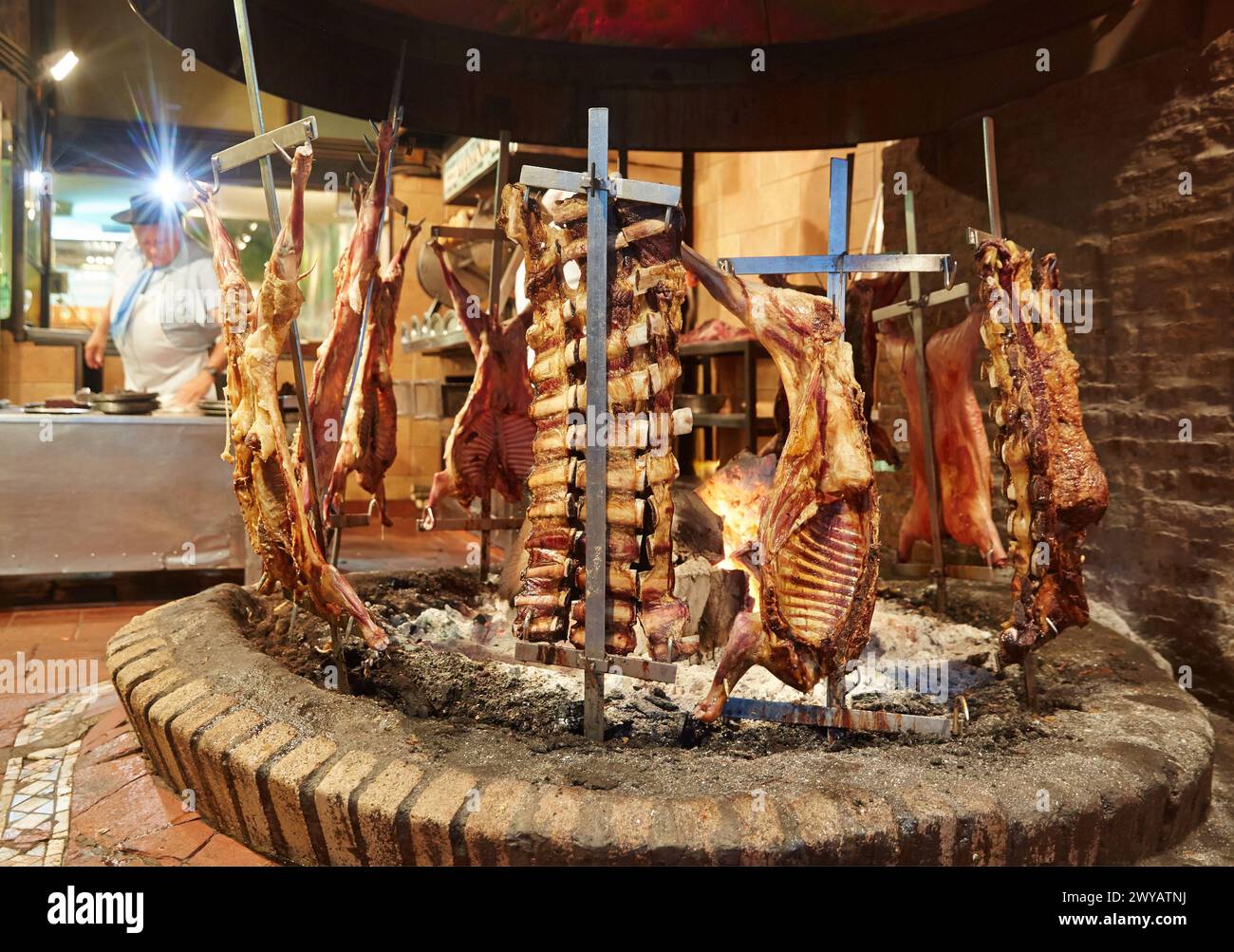La Estancia Restaurant Grill. Roasted Argentines Asados. Lavalle street ...