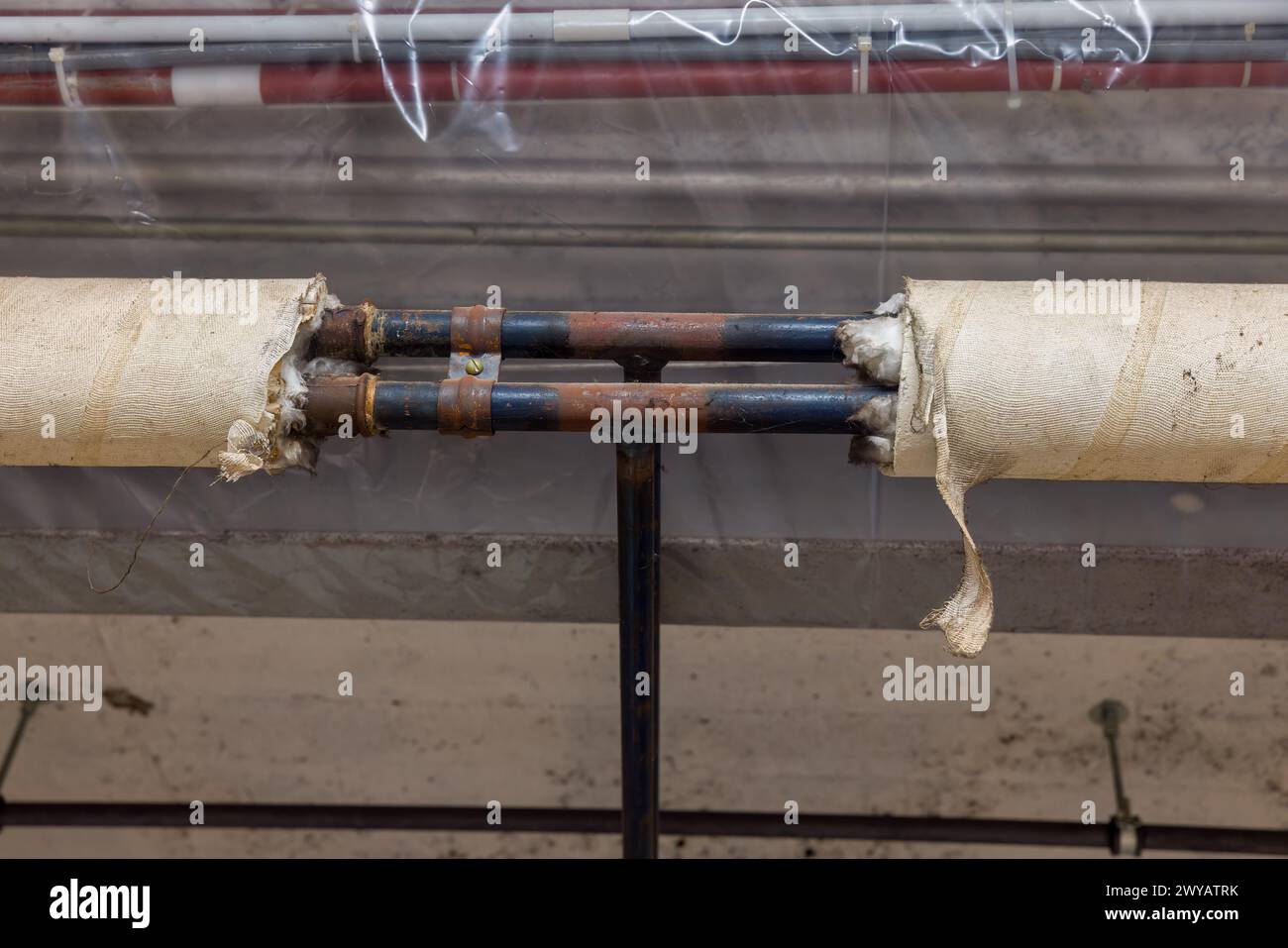 Asbestos cement pipe hi-res stock photography and images - Alamy