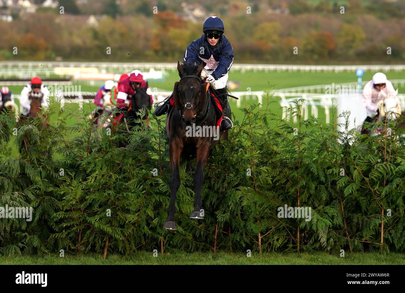 File photo dated 17-11-2023 of Foxy Jacks ridden by jockey Gavin ...