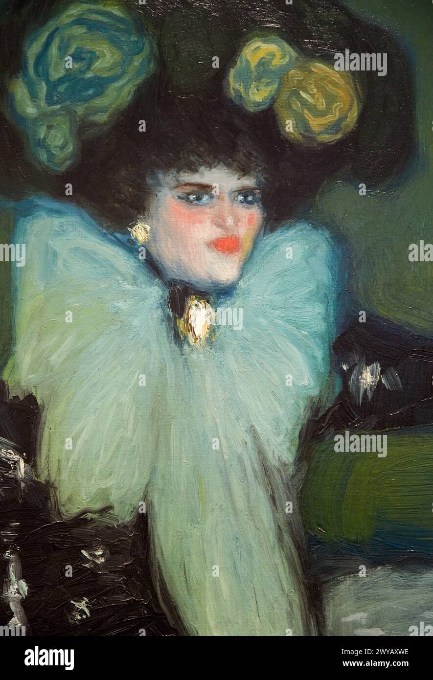 Woman in blue, 1901, Pablo Ruiz Picasso, Museo Nacional Centro de Arte ...