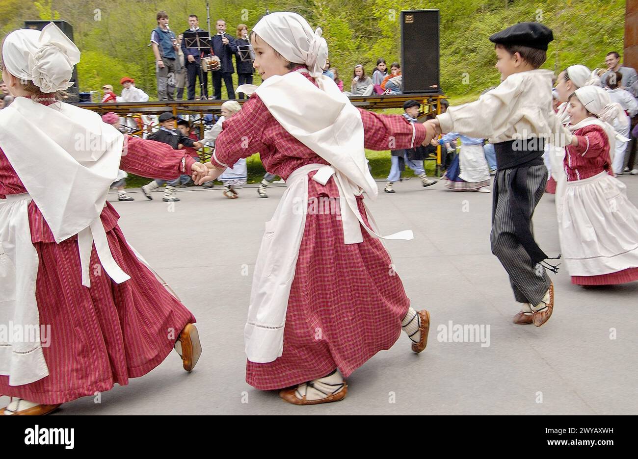 Basque folklore. Fiestas de la Cruz. Legazpi. Gipuzcoa. Basque Country ...