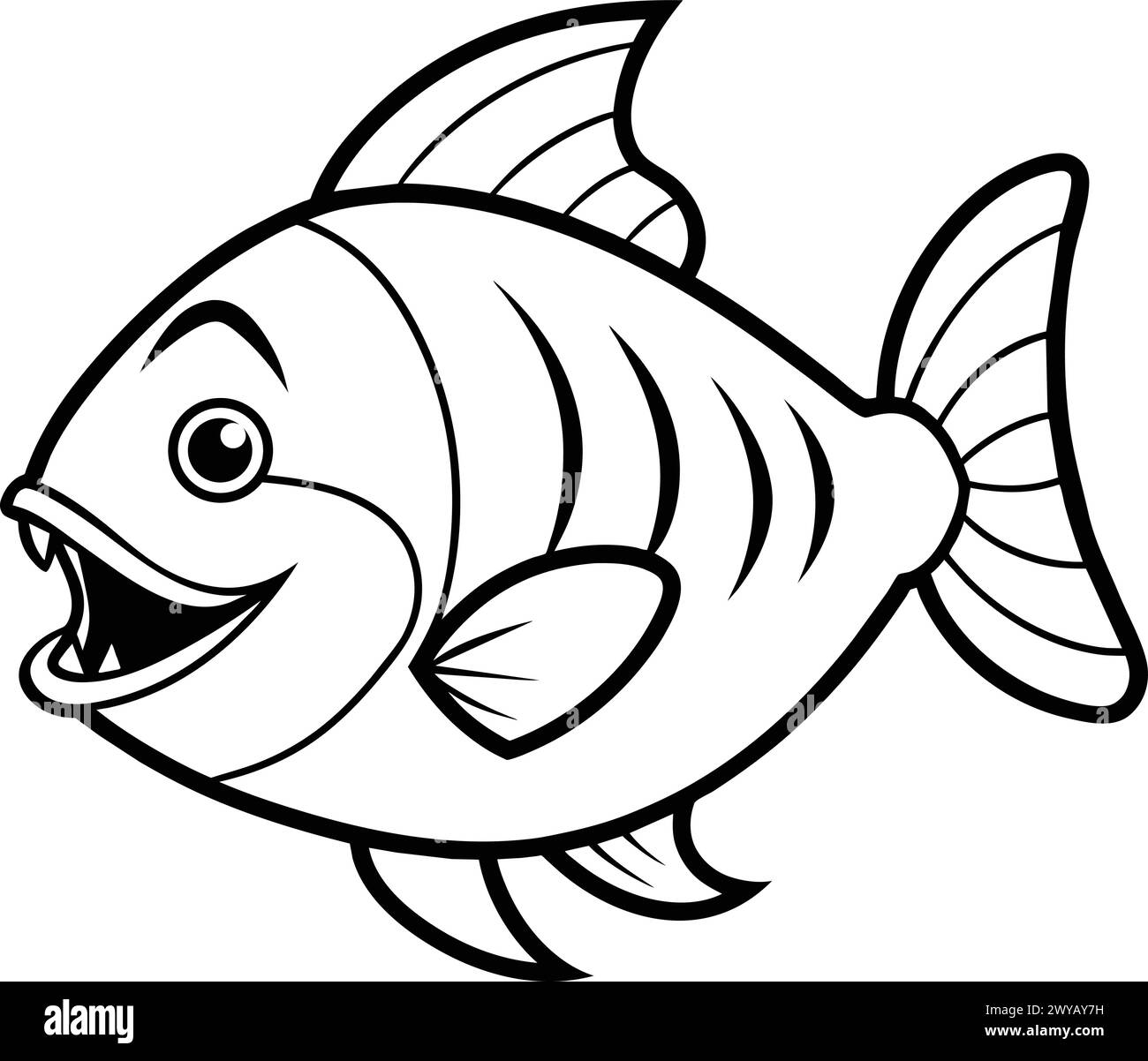 FISH LINE ART DESIGN Stock Vector Image & Art - Alamy