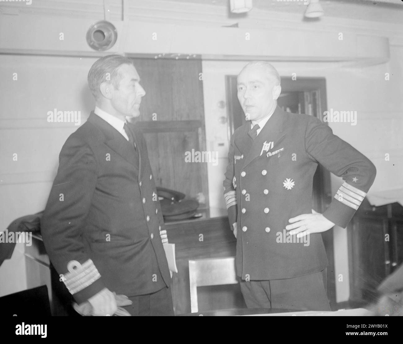 In May 1945, a German naval delegation arrived in Scotland under ...