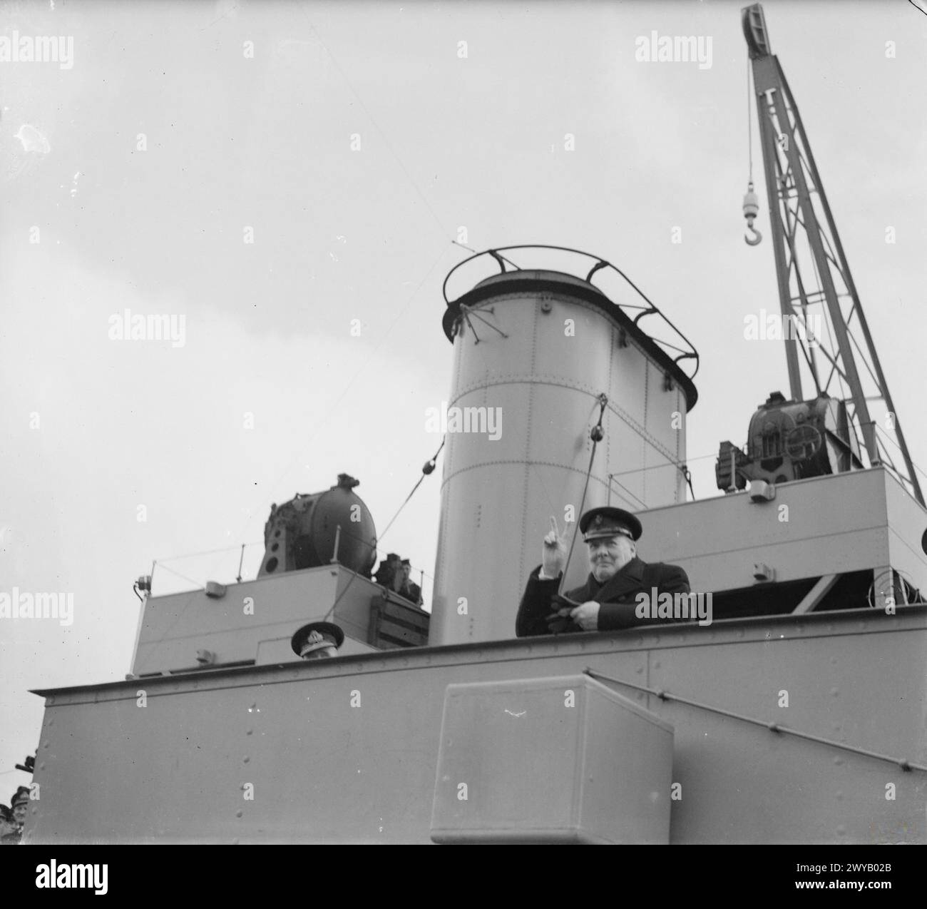 MR WINSTON CHURCHILL AND SIR STAFFORD CRIPPS VISIT THE HOME FLEET AT ...