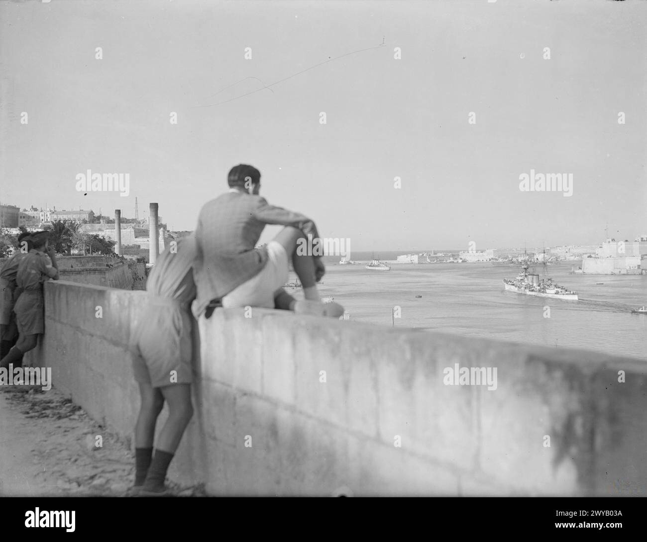 On 16 June 1942, a convoy arrives in Malta with the cruiser Welshman ...