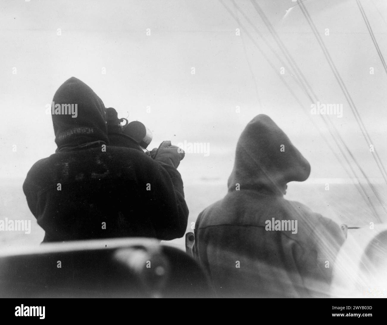 HMS STRIKER CARRIES OUT AN ANTI-SUBMARINE SWEEP. JUNE 1944, ON BOARD HMS STRIKER AT SEA ...