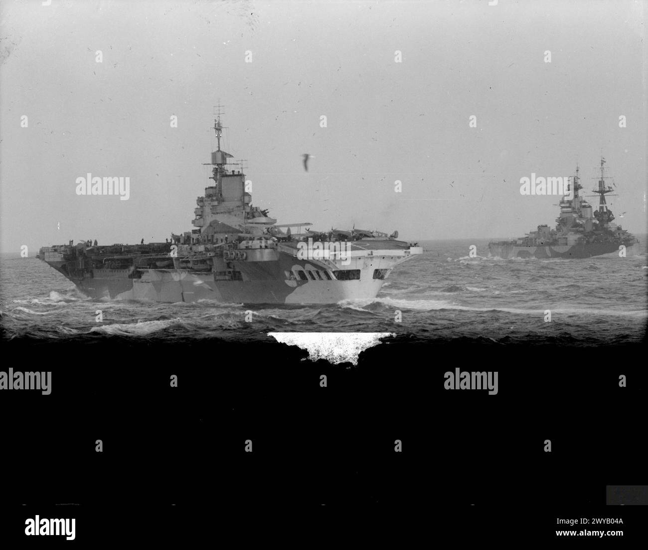 The british battleship hms rodney hi-res stock photography and images - Alamy
