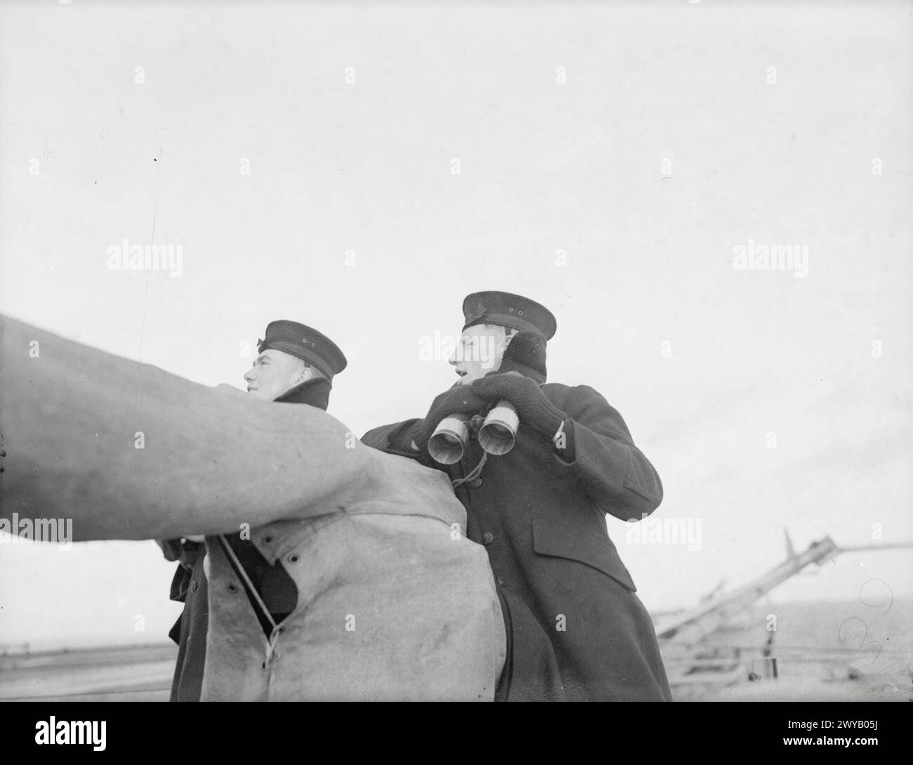 ON BOARD THE AIRCRAFT CARRIER HMS ARGUS. 1940. - The Captain of the ...