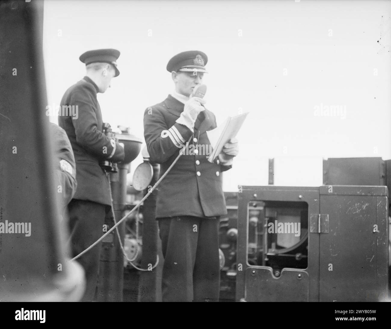 CONVOY SERIES. OCTOBER 1940, ON BOARD THE ESCORTING DESTROYER HMS ...