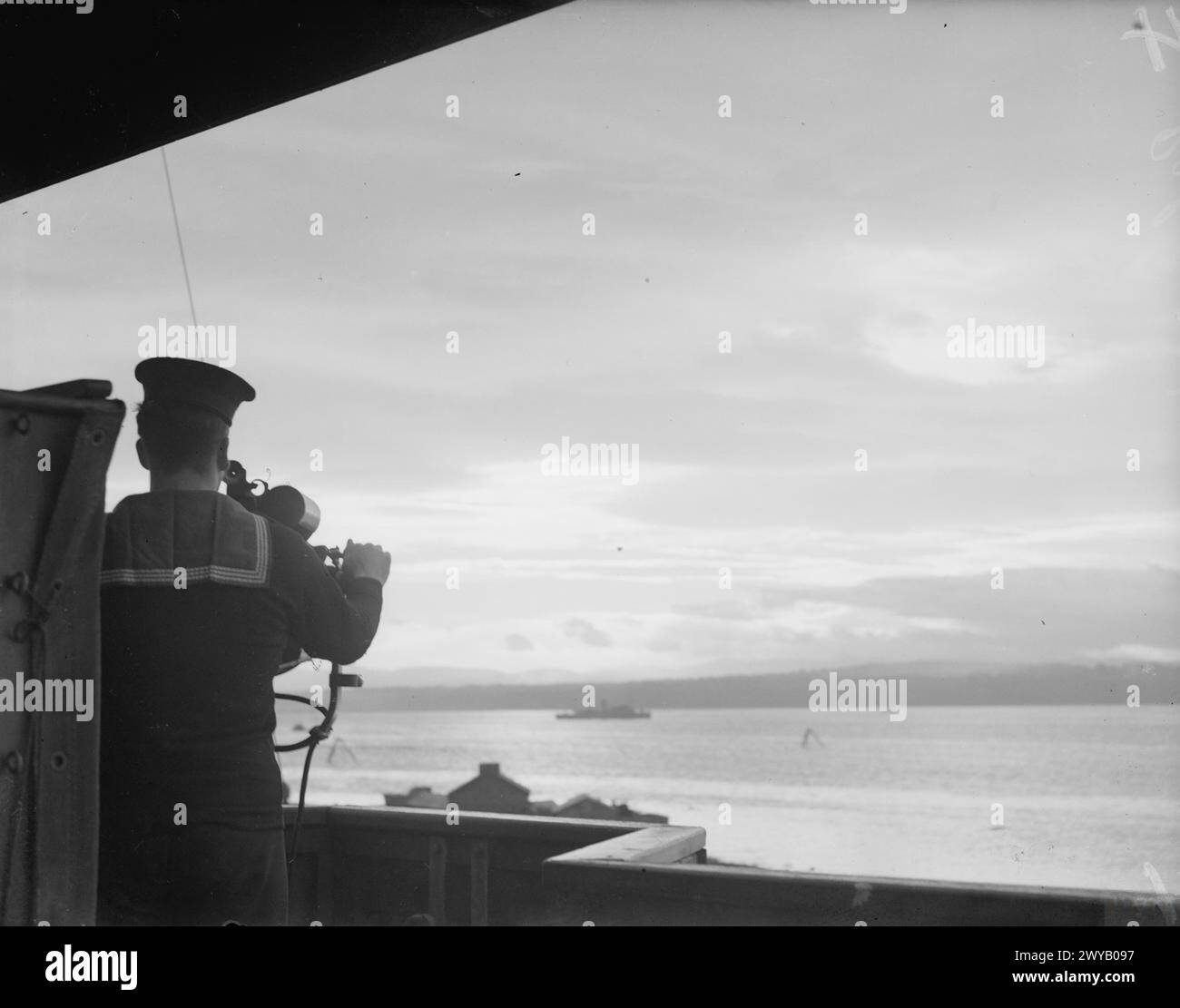 SCENES AT HMS COCHRANE. DECEMBER 1941, HMS COCHRANE, ROSYTH, SCOTLAND ...