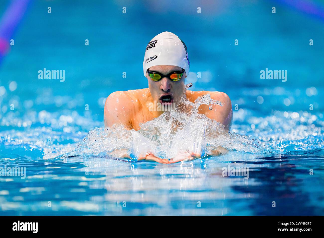 LONDON, UNITED KINGDOM. 05 April, 2024. Lewis Maxwell competes in Men’s ...
