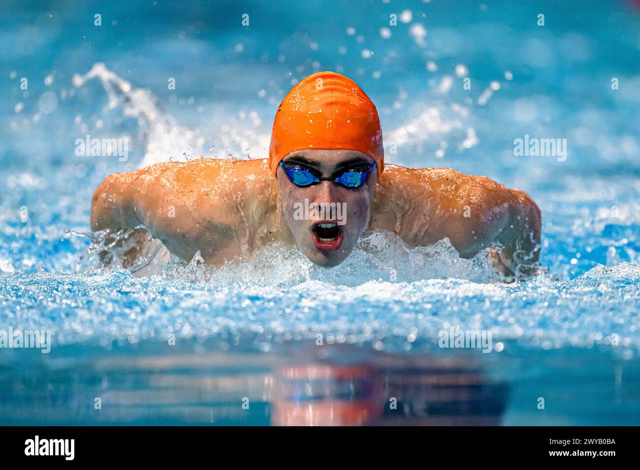 LONDON, UNITED KINGDOM. 05 April, 2024. Elijah Kendrick competes in Men ...