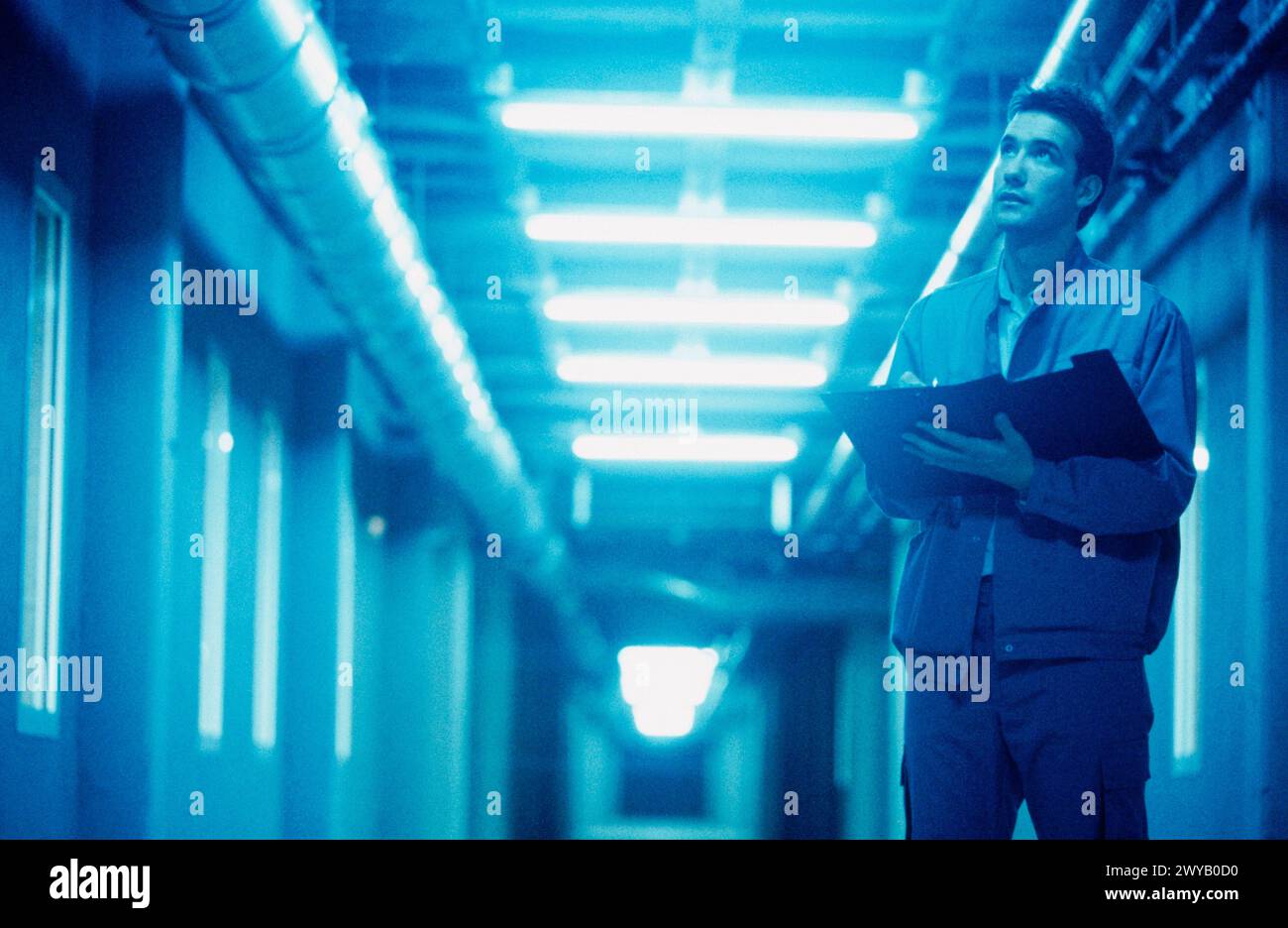 Maintenance, basement of hospital Stock Photo - Alamy