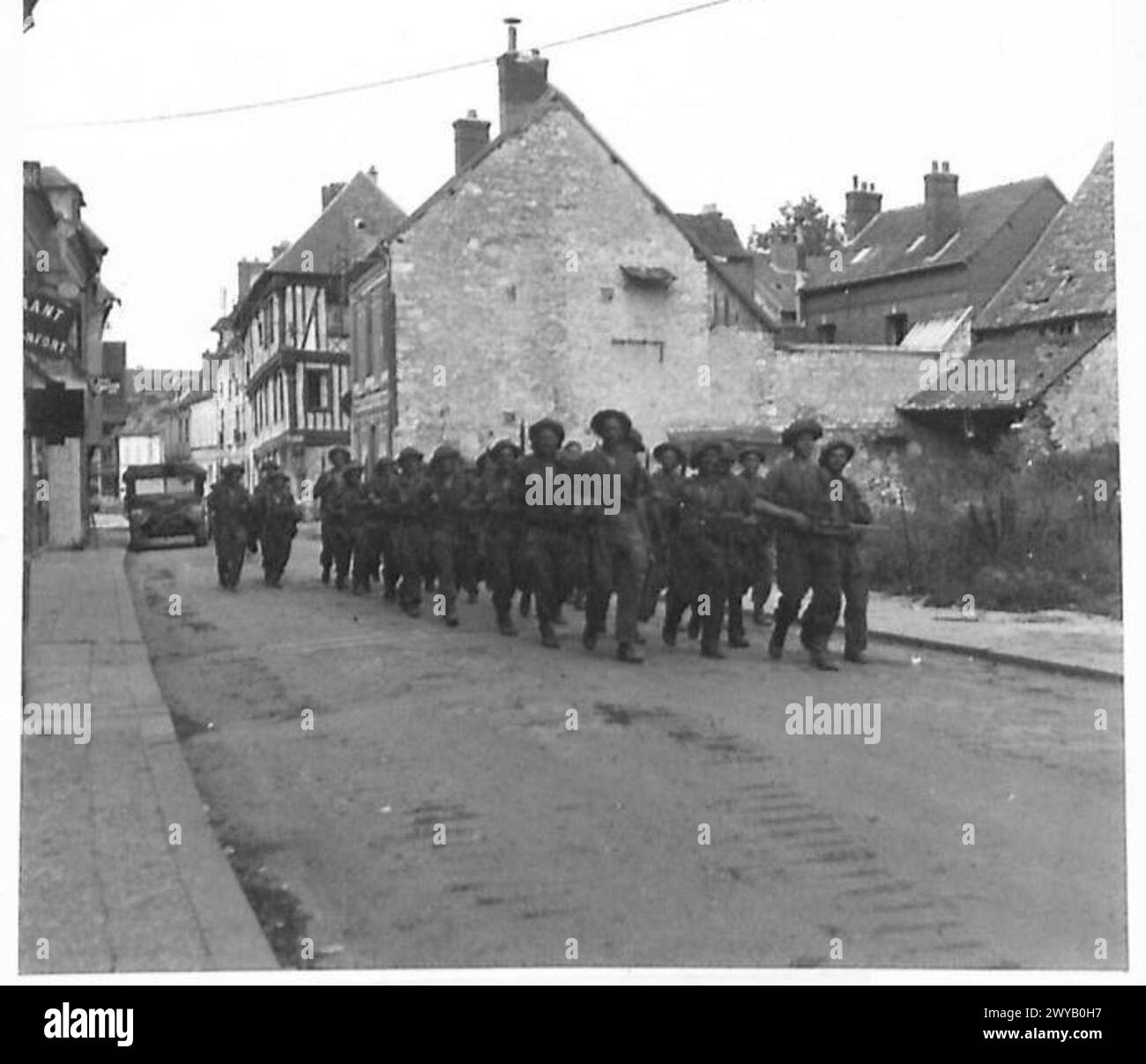CROSSING OF THE RIVER SEINE [CONT'D] - Original wartime caption ...