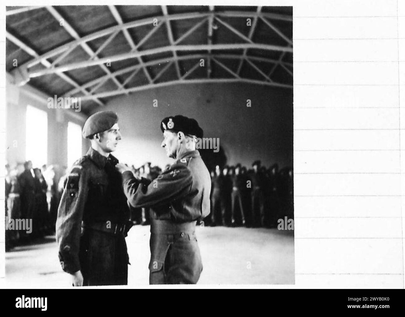 FIELD-MARSHAL MONTGOMERY AT 3RD DIV INVESTITURE - Original wartime ...