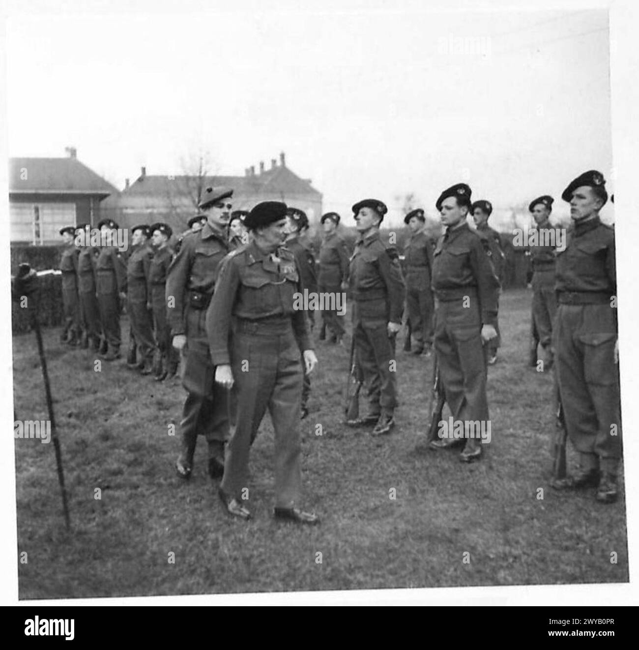 15TH (SCOTTISH) DIV. INVESTITURE - Original wartime caption: Field ...